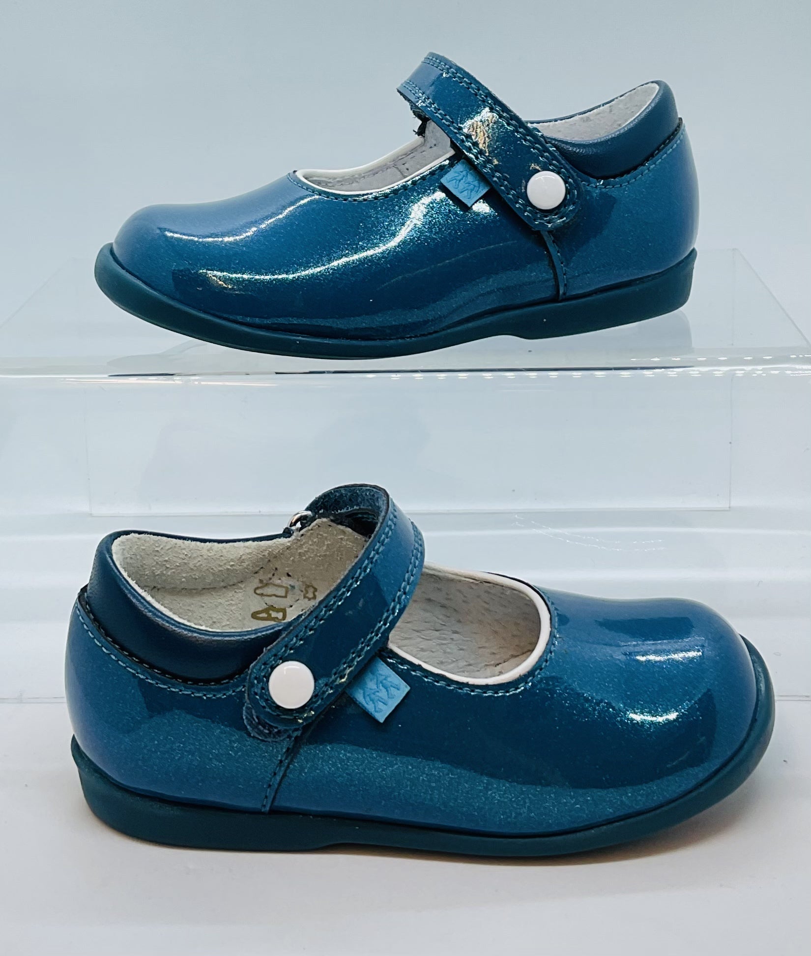 Nancy - blue patent – Kids Shoe Den